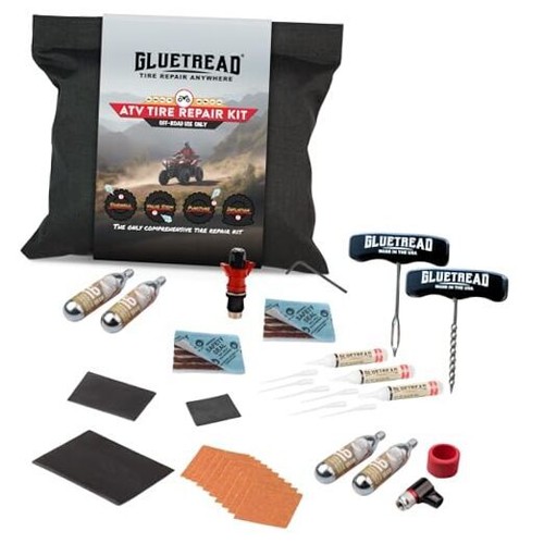 GlueTread ATV Tire Repair Kit Complete Off-Road Tire Patch Kit Includes Glue | eBay