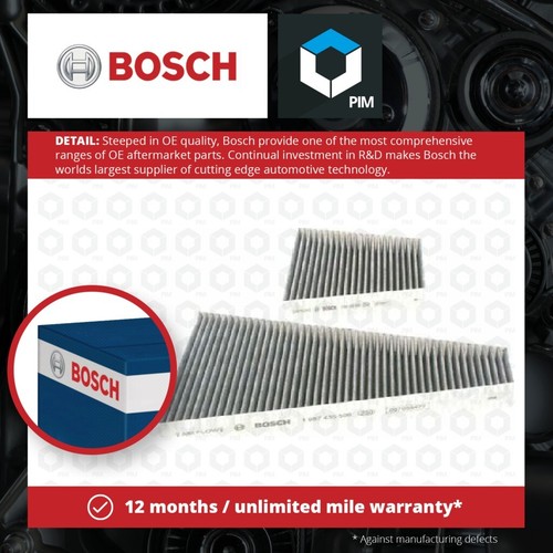 Pollen / Cabin Filter fits BENTLEY CONTINENTAL 6.0 03 to 18 Bosch ...