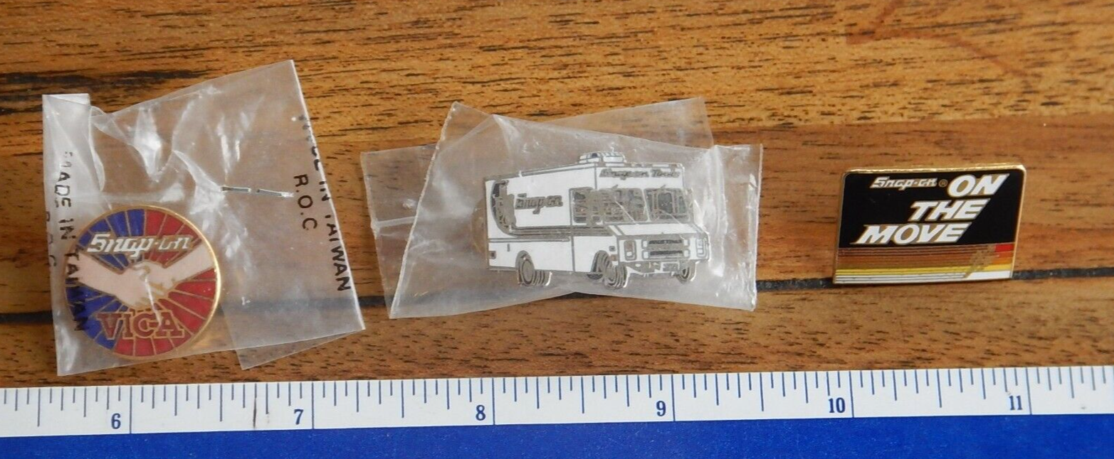 LOT OF 3 VINTAGE SNAP ON TOOLS HAT PINS LAPEL PIN, NOS, (#1) | eBay