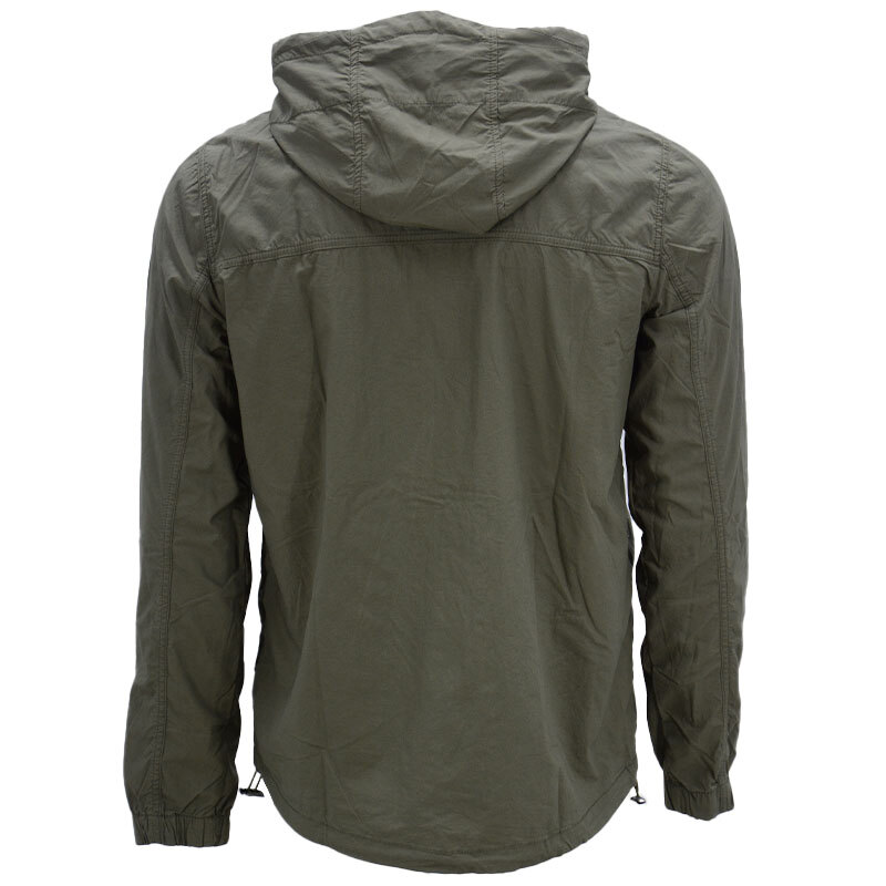 Mens Showerproof Jacket Regular Fit Lightweight Hooded Travel ...