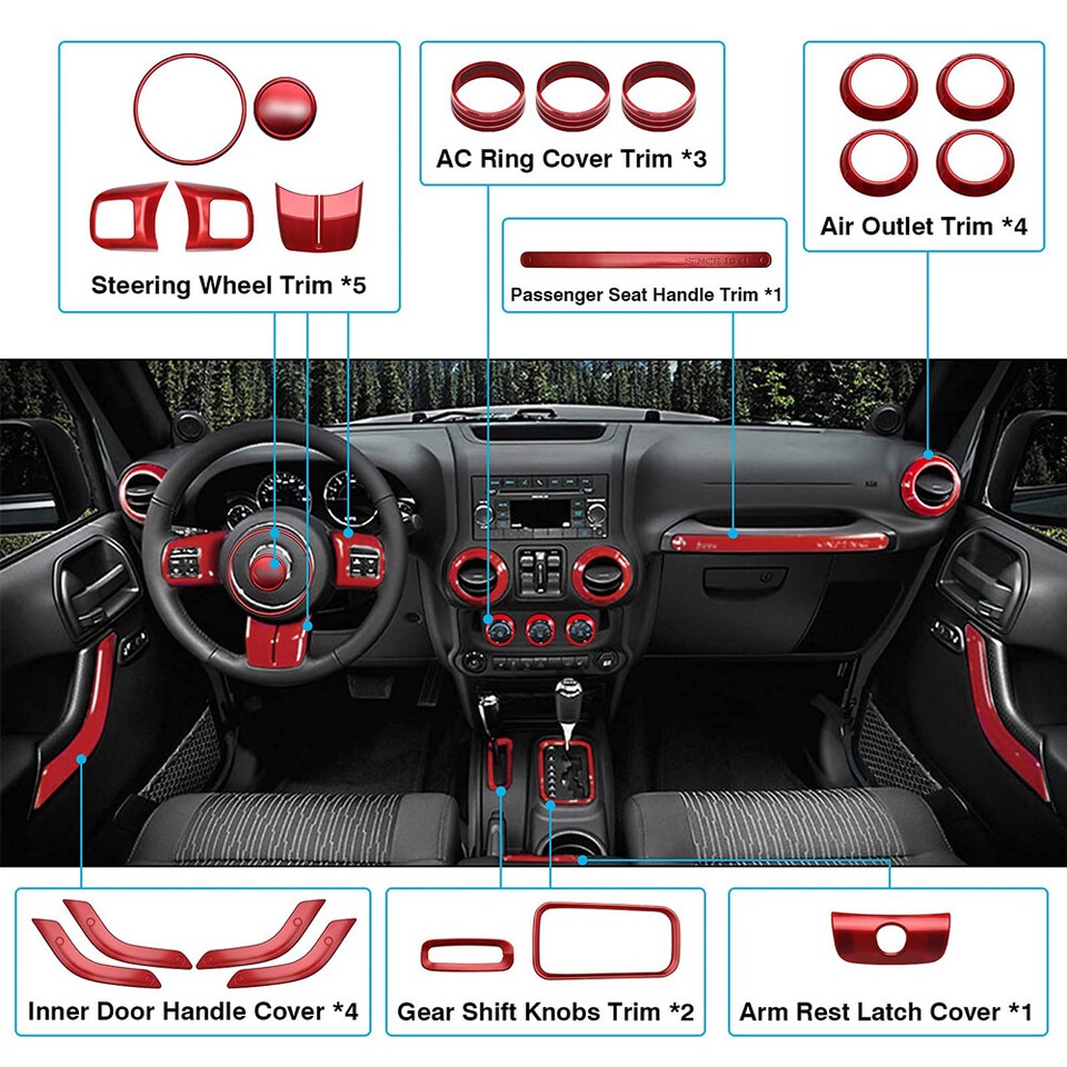 Interior Accessories For Jeep Wrangler