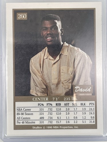 1990-91 David Robinson Skybox Rookie Card #260 | eBay