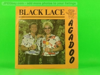 BLACK LACE AGADOO (3) (147) 2 Track 7" Single along with Picture Sleeve ...