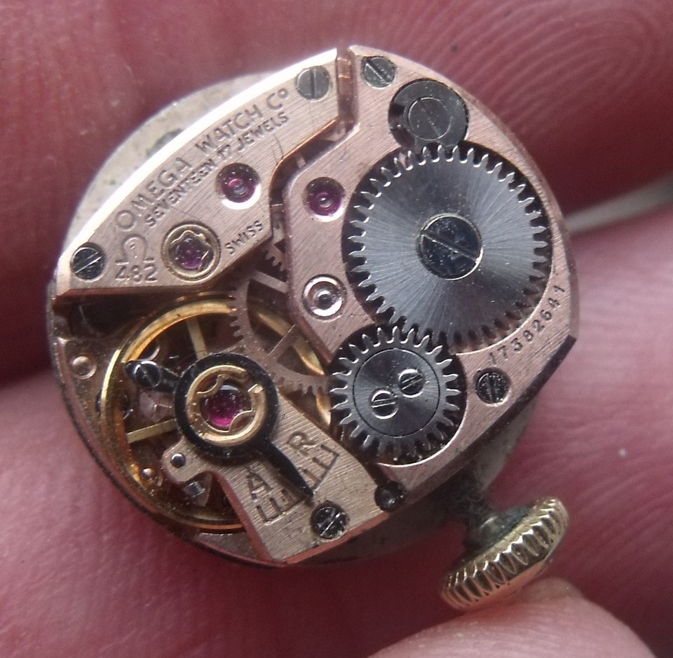 A VINTAGE LADIES OMEGA WRISTWATCH MOVEMENT, CAL.482, WORKING. | eBay UK