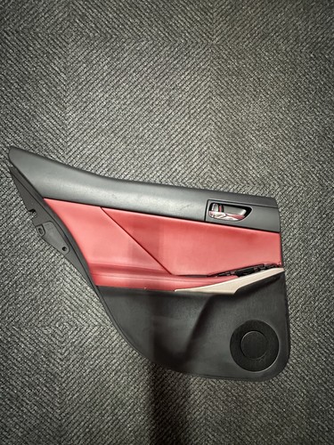 14 15 16 Lexus IS350 IS250 Rear Left Driver Interior Door Panel Red OEM ...