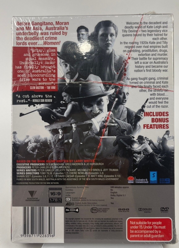 Underbelly Razor Uncut Complete DVD Box Set | New & Sealed | Reg 4 | eBay