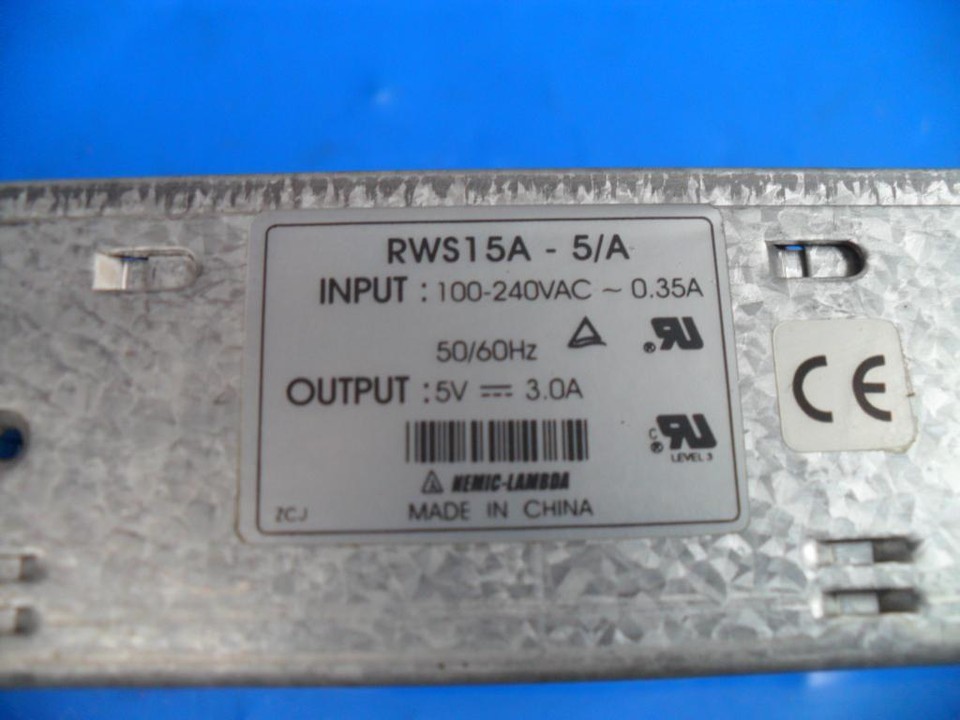 POWER SUPPLY NEMIC-LAMBDA RWS15A-5/A 155 /#Z D75R 8371 | eBay