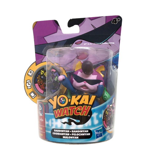 Hasbro YO-KAI WATCH BADDINYAN Figure With Medal E2-3 | eBay