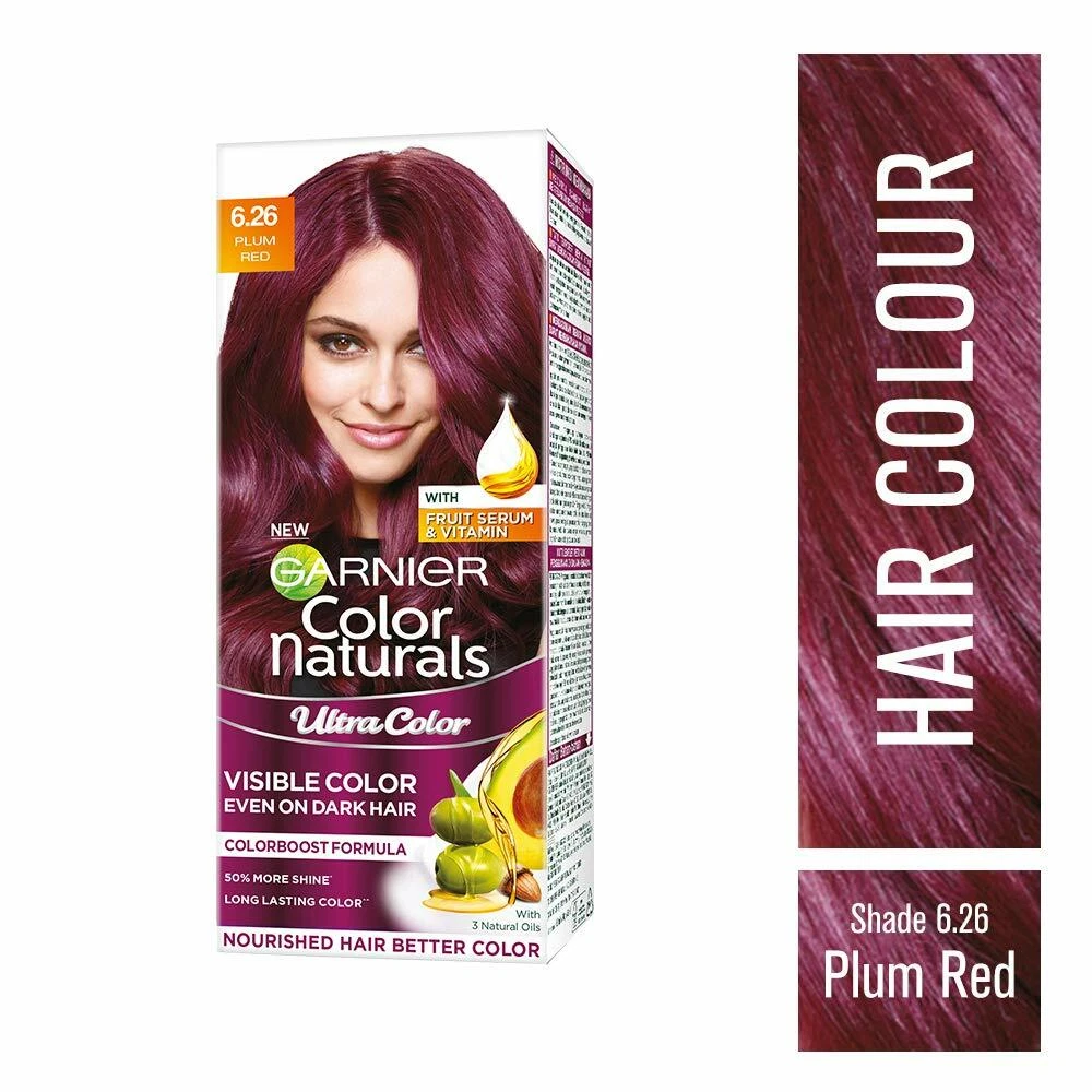 Plum Red Brown Hair Color