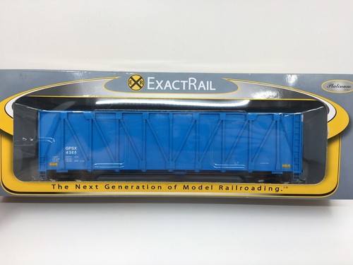 HO Exactrail GPSX Gunderson 7466 Cu Ft Composite Side Wood Chip Car ...