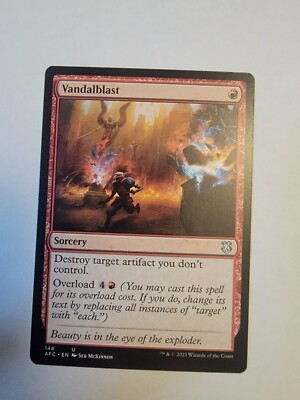 MTG Commander: Adventures in the Forgotten Realms AFC Vandalblast MINT ...