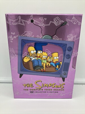 The Simpsons - The Complete Third Season (DVD, 2009, 4-Disc Set) - FREE ...