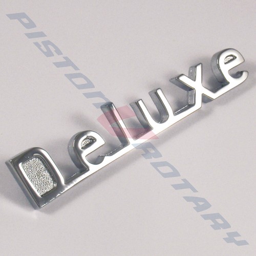 DELUXE Rear Garnish Badge , New for XK Ford Falcon Deluxe Fairmont Boot ...