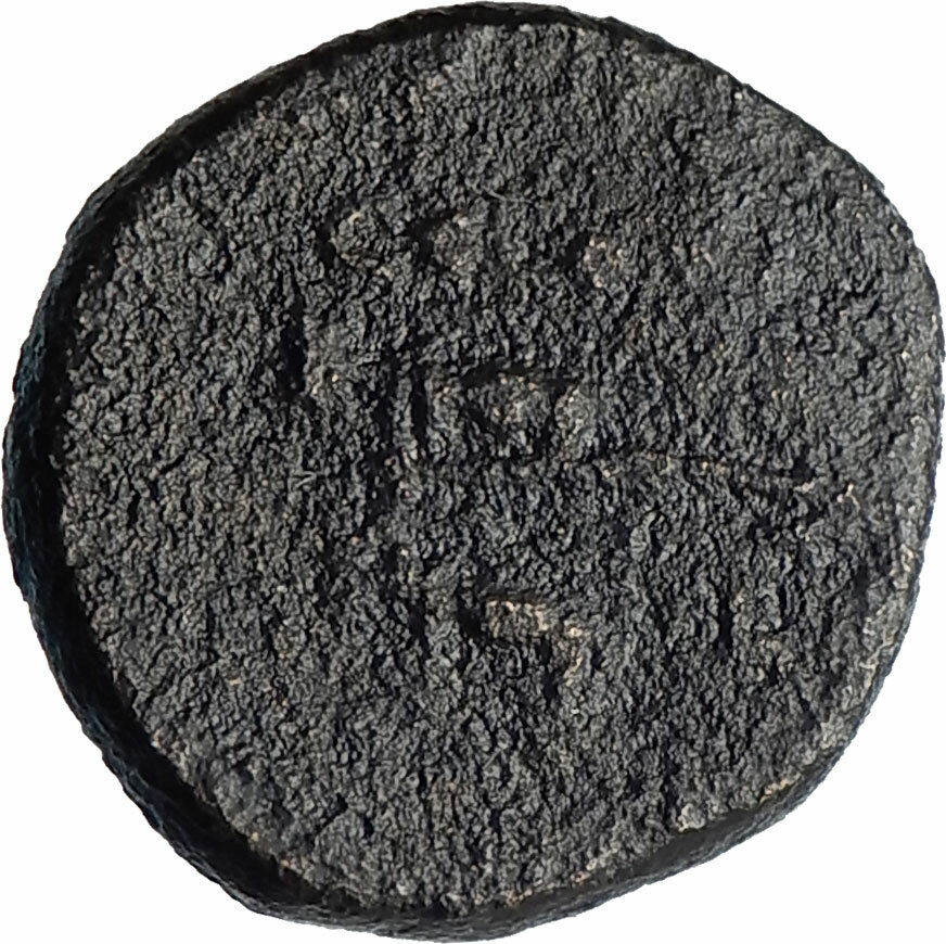 OCTAVIAN Augustus 31BC RARE Cilicia Authentic Ancient Roman Coin w OXEN ...