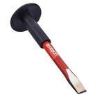 10" x 5/8" COLD CHISEL RUBBER GUARD CONTRACTOR DROP FORGED STEEL AMTECH ...