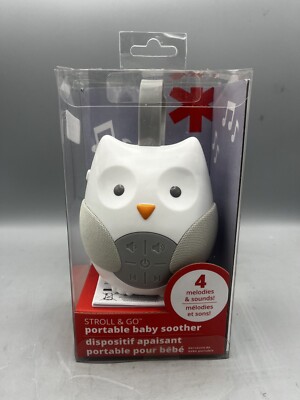 Skip Hop Baby Sound Machine Stroll & Go Portable Baby Owl White NEW ...