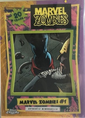 Marvel Zombies Gold Wave Refractor 2025 Topps Chrome Series 22/50 ...