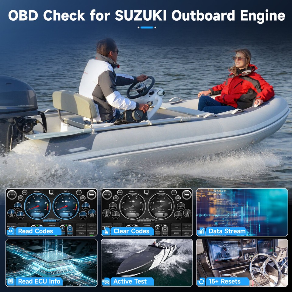 For Suzuki Outboard Engines Boat Full System Marine Diagnostic Tool ...