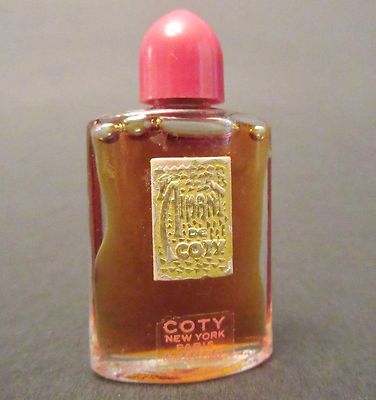 Vintage Coty L'Aimant Perfume Splash Micro Mini 0.13 Oz Full!! No Box ...