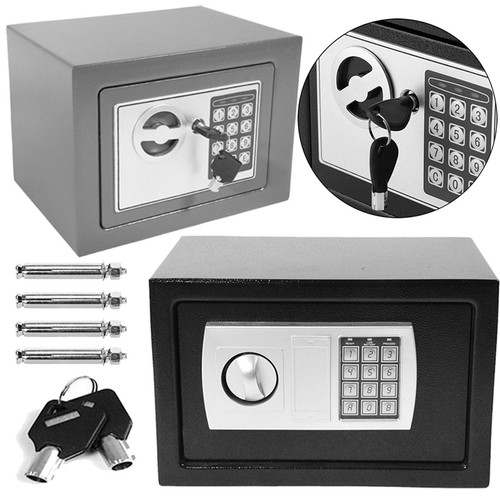 Safe Security Box Home Storage Tamper-proof Chest Fireproof Lock ...