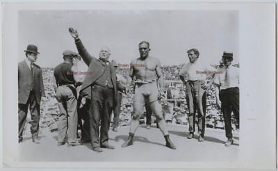 1910 Jim Jeffries vs. Jack Johnson Introduced by John Sullivan Boxing ...