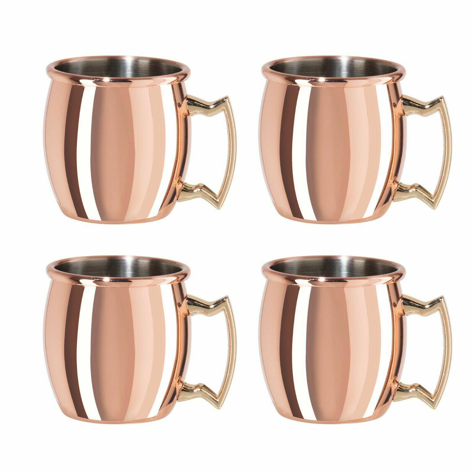 Moscow Mini Copper Plated Mule Shot Mugs-Set of 4 | eBay