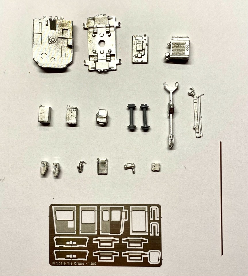 N Scale Knox Kershaw Tie Crane KIT for model railroad-Showcase ...