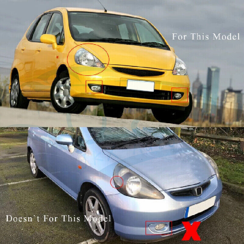 1Pair For 2003-2008 HONDA FIT/JAZZ GD1 GD3 Front Bumper Fog Lights lamp ...