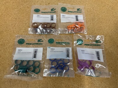 Lot of 5 Packs of 10 Neutrik XXR-1,3,5,6,& 7 Color Coding Ring XX ...