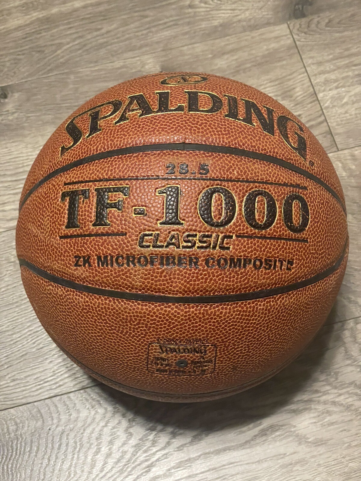 Spalding TF 1000 Classic ZK Microfiber Composite Indoor Basketball Ball ...