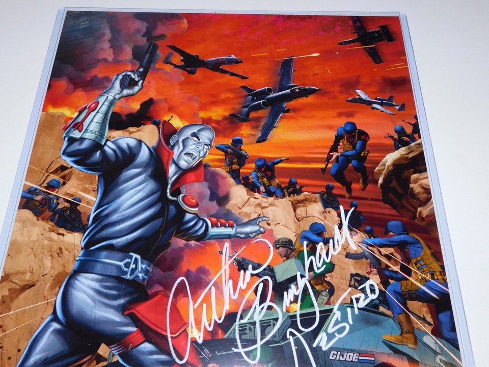 LIMITED G.I. JOE ART PRINT SIGNED by GREG HORN & DESTRO ARTHUR ...