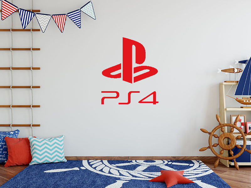 Playstation Wall Sticker, Decal, Modern Transfer, Decoration, Game | eBay