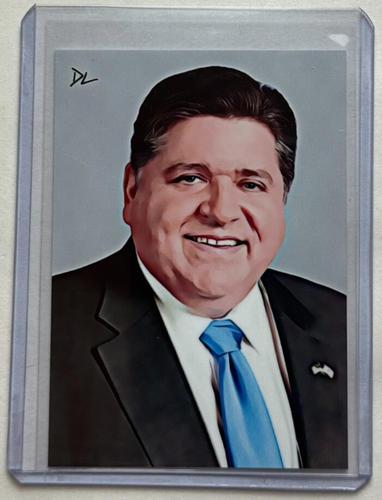 JB Pritzker Limited Edition Artist Signed "Illinois Governor" Trading ...