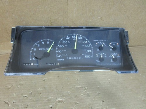 95-99 Chevy Suburban Speedometer Instrument Cluster 254k Miles 1995 ...