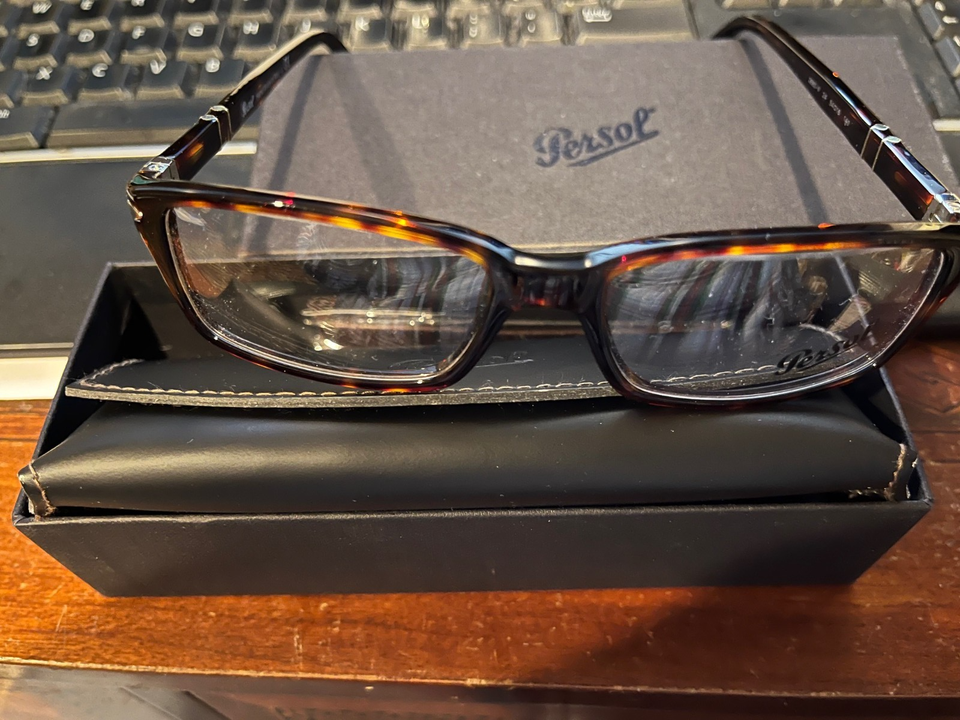 🤓 New Persol 2880-V-Havana24 54-16-140 54mm Men's Eyeglasses Frame ...