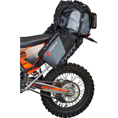 Tusk Highland X2 Rackless Luggage System Base System w/ Med Dry Dufflel ...