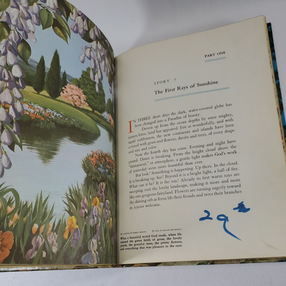 The Bible Story by Arthur s. Maxwell Volume 1 Hardcover 1975 Creation ...