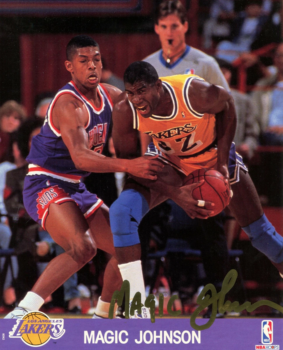 Magic Johnson In Action