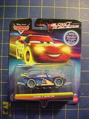 DISNEY PIXAR CARS DAN CARCIA GLOW RACERS SERIES! NIP NEXT GEN PISTON ...