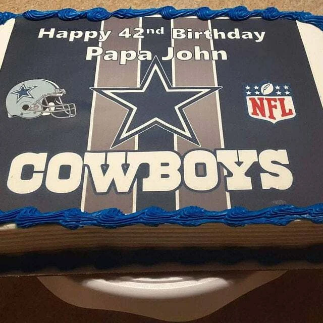 Dallas Cowboy Star Cake