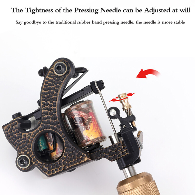 External Needle Pressing Wheel handle Rod For Coil Rotary Tattoo ...