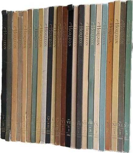 Vintage Horizon Magazine of the Arts Random Lot of 24 Books 1958 To ...