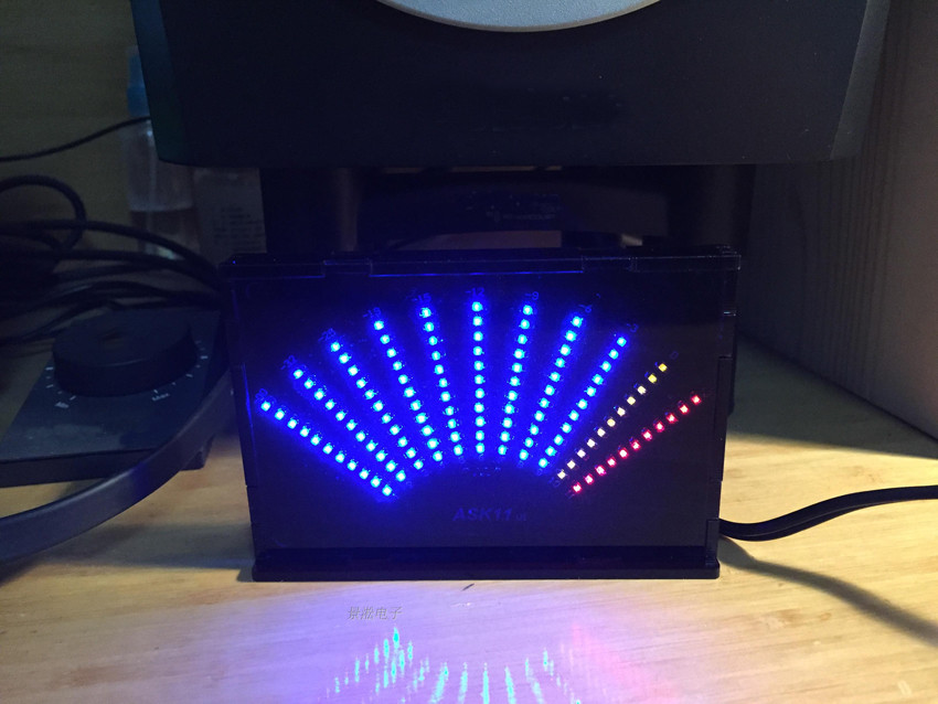 ASK11 LED Music Audio Spectrum VU Meter Level Indicating Amplifier ...