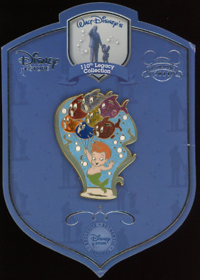 Disney Store 110th Legacy Silly Symphony Merbabies Baby Mermaid Fish LE ...