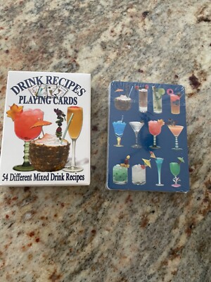 Deck Of Cards Drink Recipes Playing Cards 54 Different Mixed Drink ...