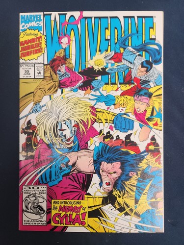 WOLVERINE #55 (VFNM) Marvel 1992 X-MEN HAMA SILVESTRI MYSTIQUE | eBay