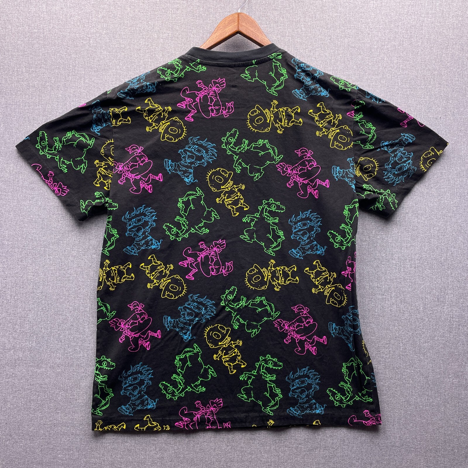 Nickelodeon Rugrats All Over Neon Print Mens M Graphi… - Gem