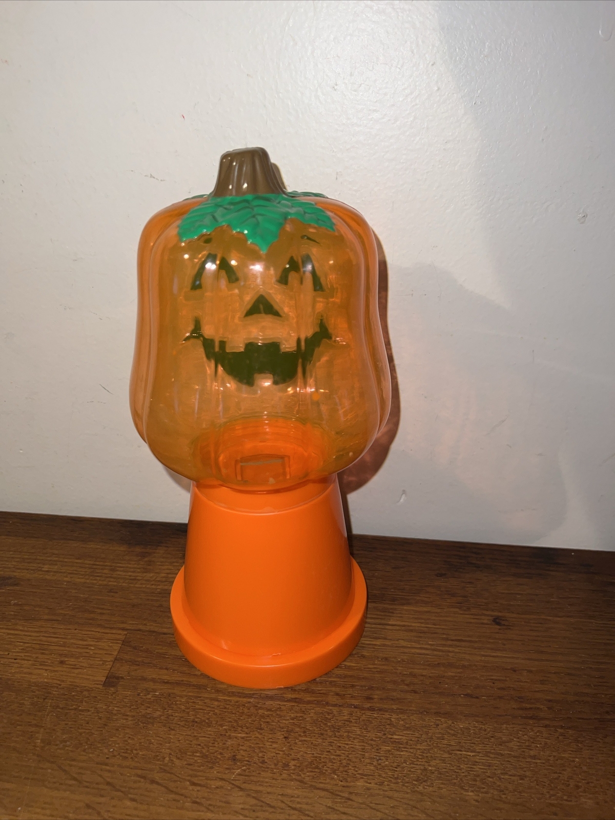CVS vtg Halloween GUMBALL MACHINE Pumpkin Jack O'Lantern Plastic Treat ...
