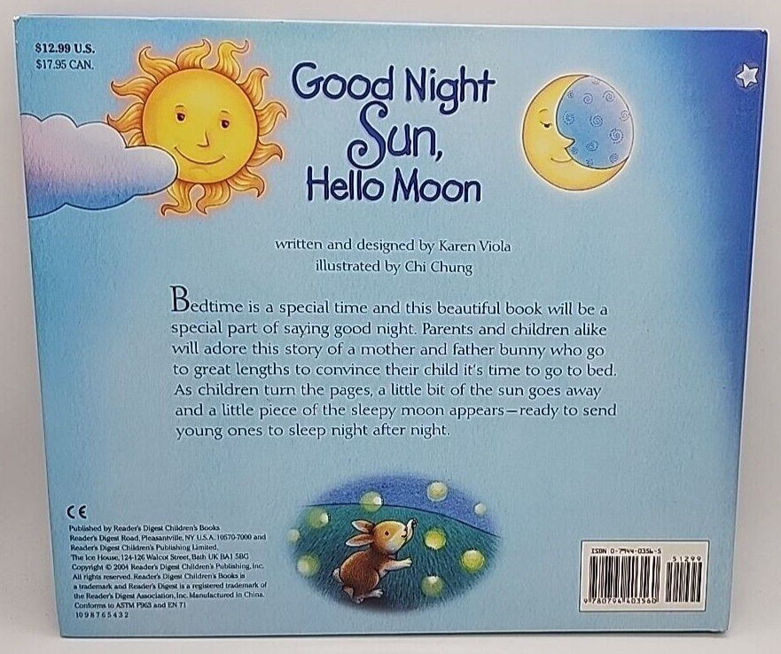 Good Night Sun, Hello Moon by Karen Viola and Reader's Digest Staff ...
