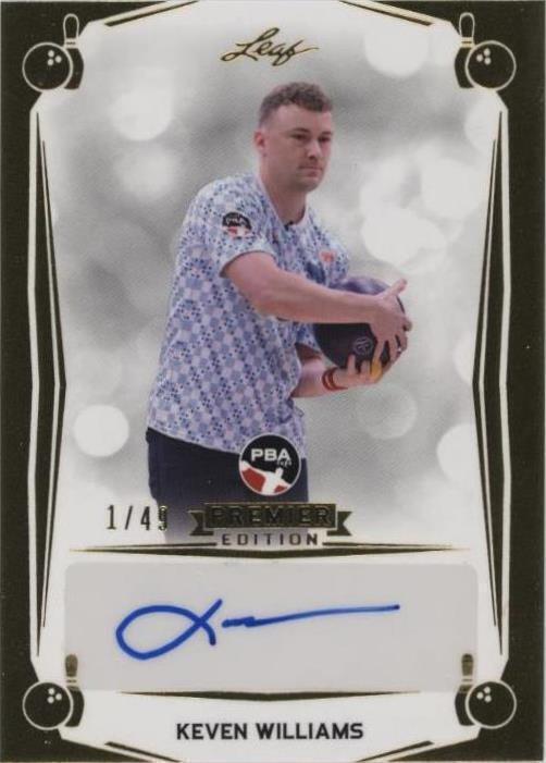 2023 Leaf PBA Premier Edition - Autographs Keven Williams #BA-KW1 Gold ...